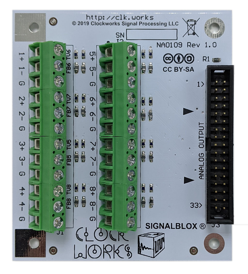 8 channel balanced (screw terminal) input module – Clockworks Signal ...